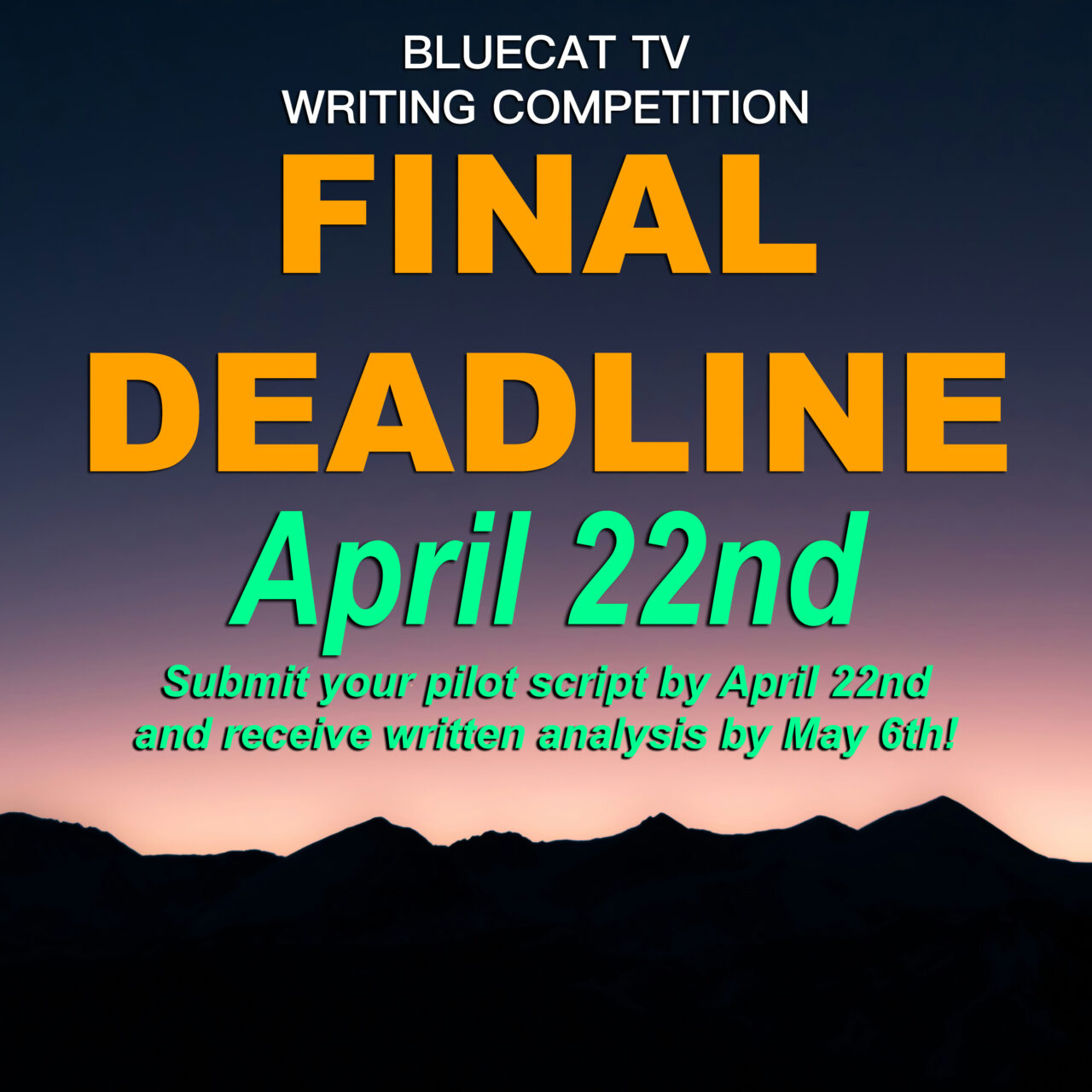 Original TV Pilot Writing Contest | TV Writing Competition
